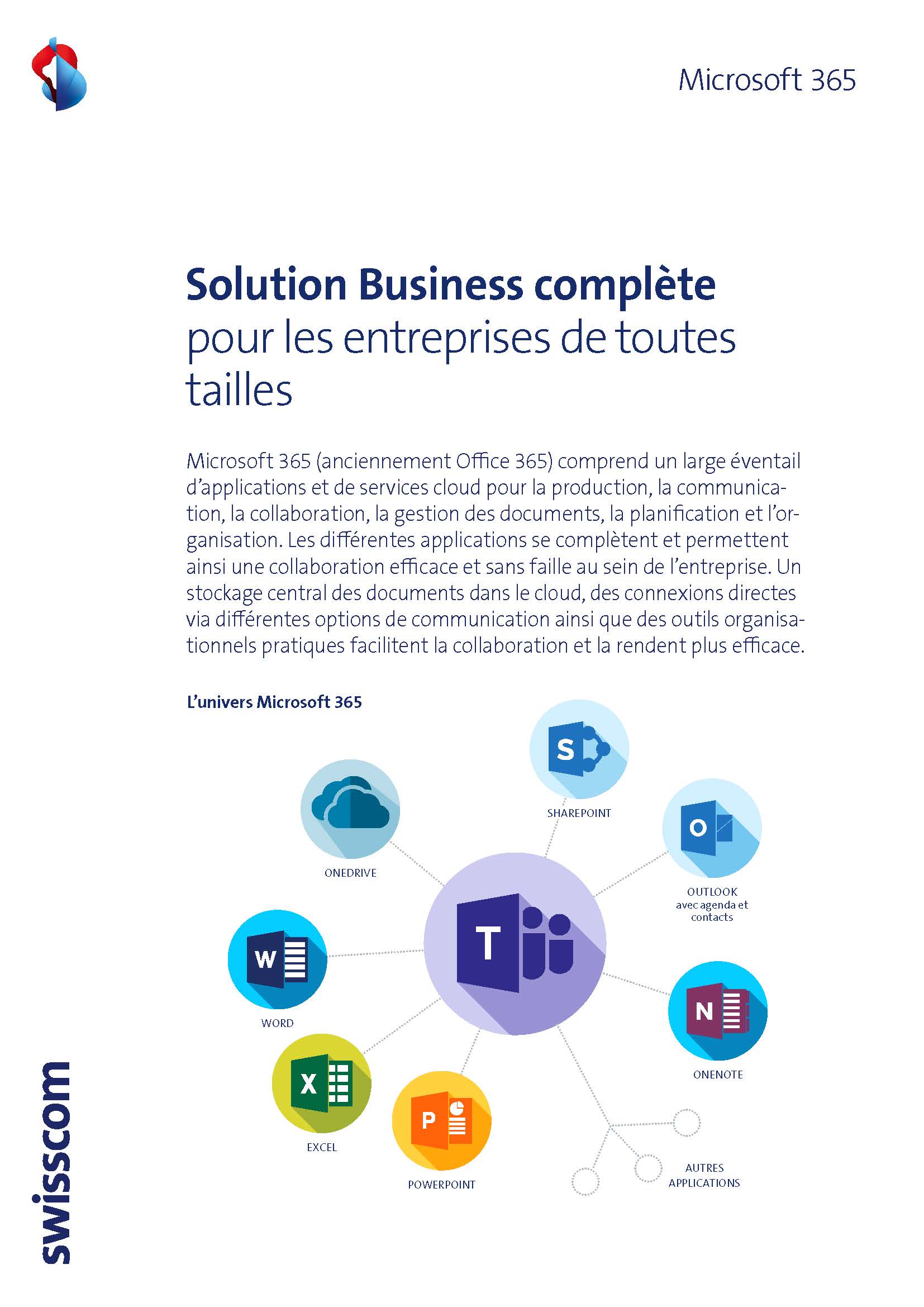 Microsoft 365: principales fonctions et possibilités | Swisscom